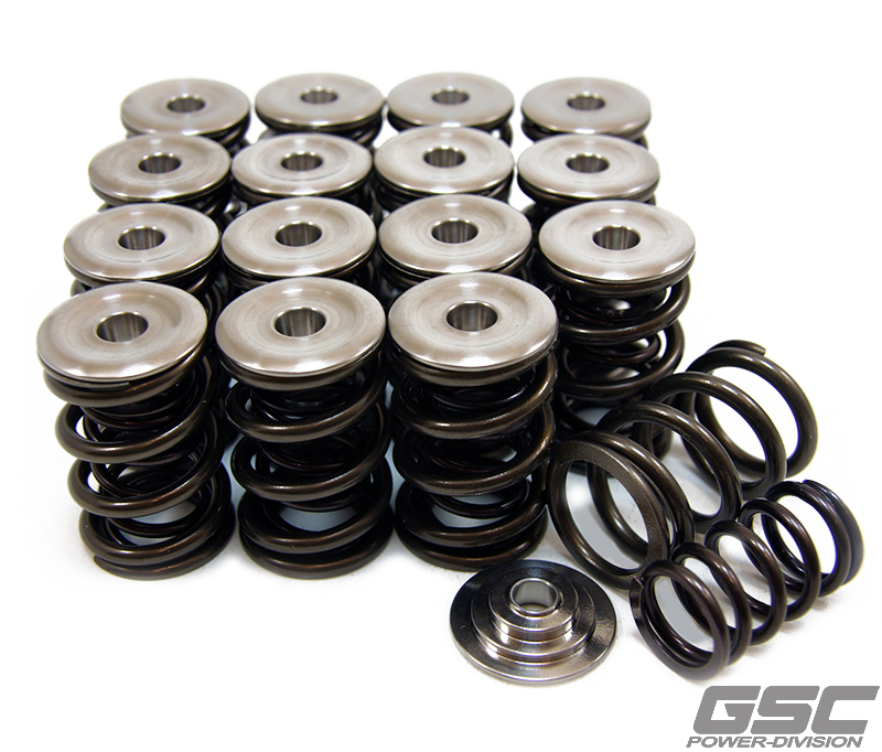 GSC Power-Division Dual Spring Set with Ti Retainer for Honda B-Series ...