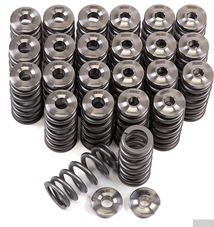 GSC Power-Division Beehive Valve Spring with Ti Retainer for the BMW ...